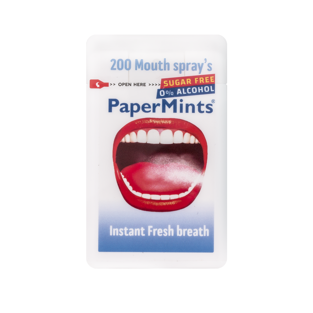 MouthSpray Mint - 5 Units (200 pushes) - Papermints Shop